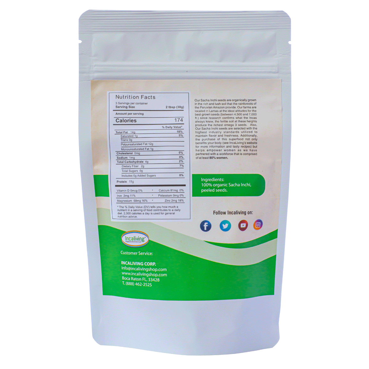 Sachi Snacks Natural - Incaliving